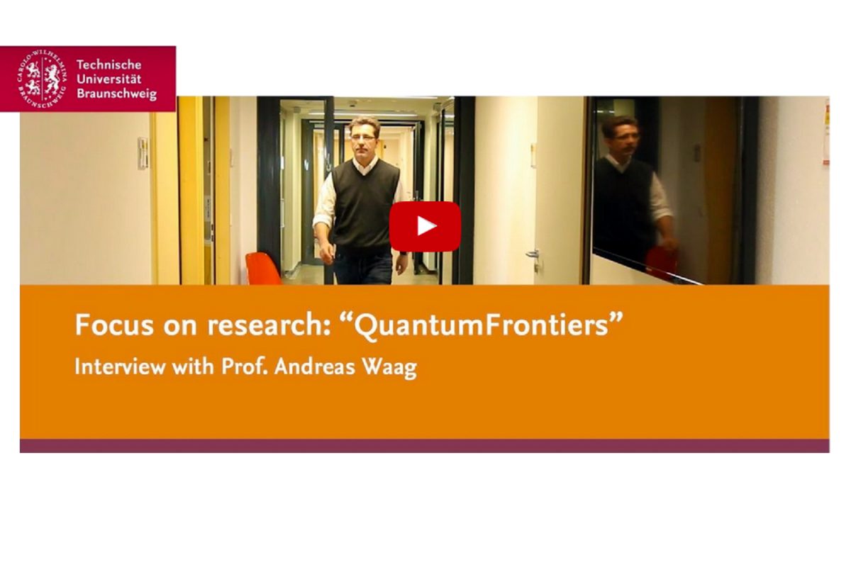 Focus on research: "QuantumFrontiers" - Interview with Prof. Andreas ...