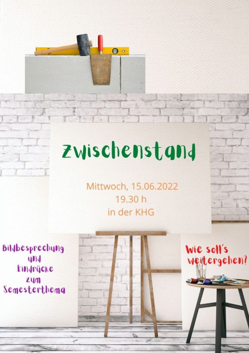 Zwischenstand - Bildbesprechung und Eindrücke zum Semesterthema - TU ...